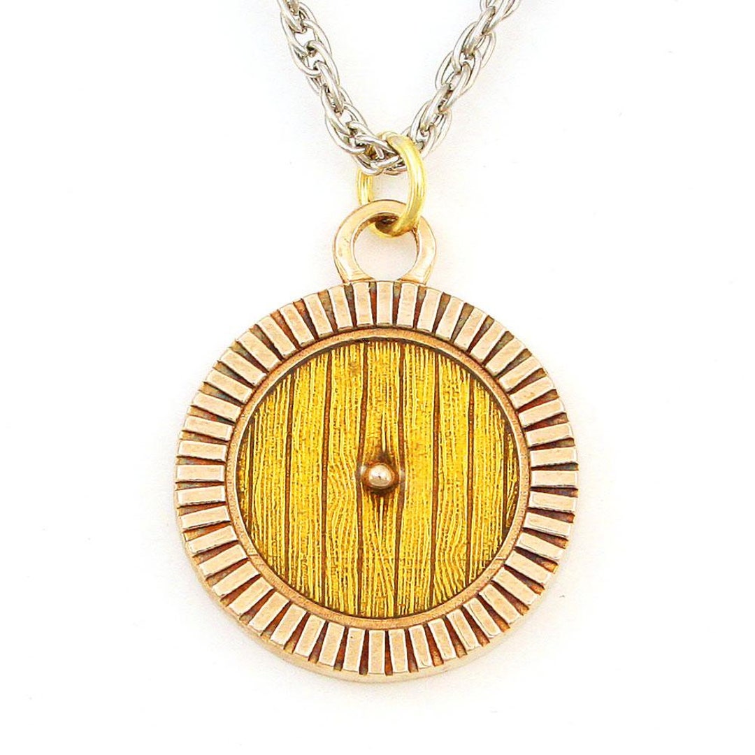 The Hobbit Door of Samwise Gamgee Pendant or Key Chain, Bronze Necklace ...