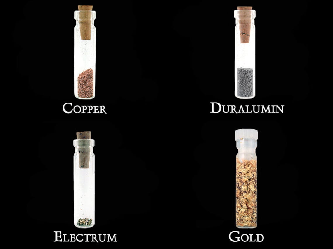 Mistborn Metals Vials Officially Licensed Replica with | Etsy