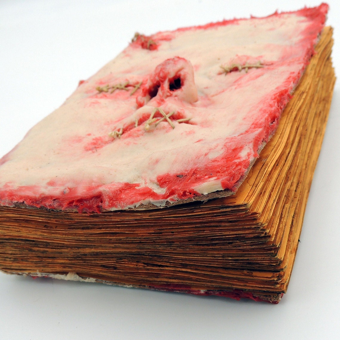 Cursed Book in Human Skin Made to Order Necronomicon Spell - Etsy