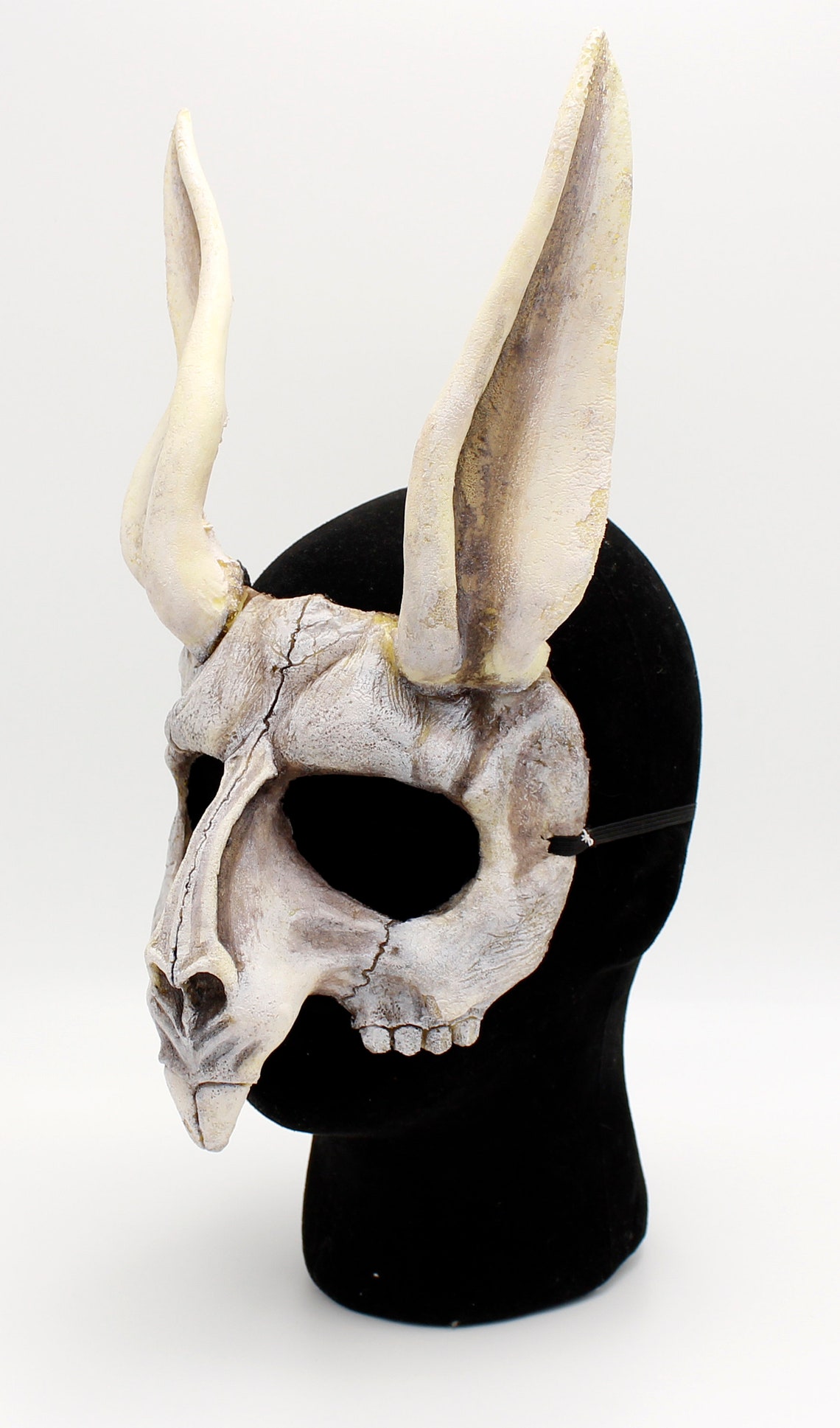 Rabbit Skull Mask Made to Order Head Hat Barbaric Bones - Etsy