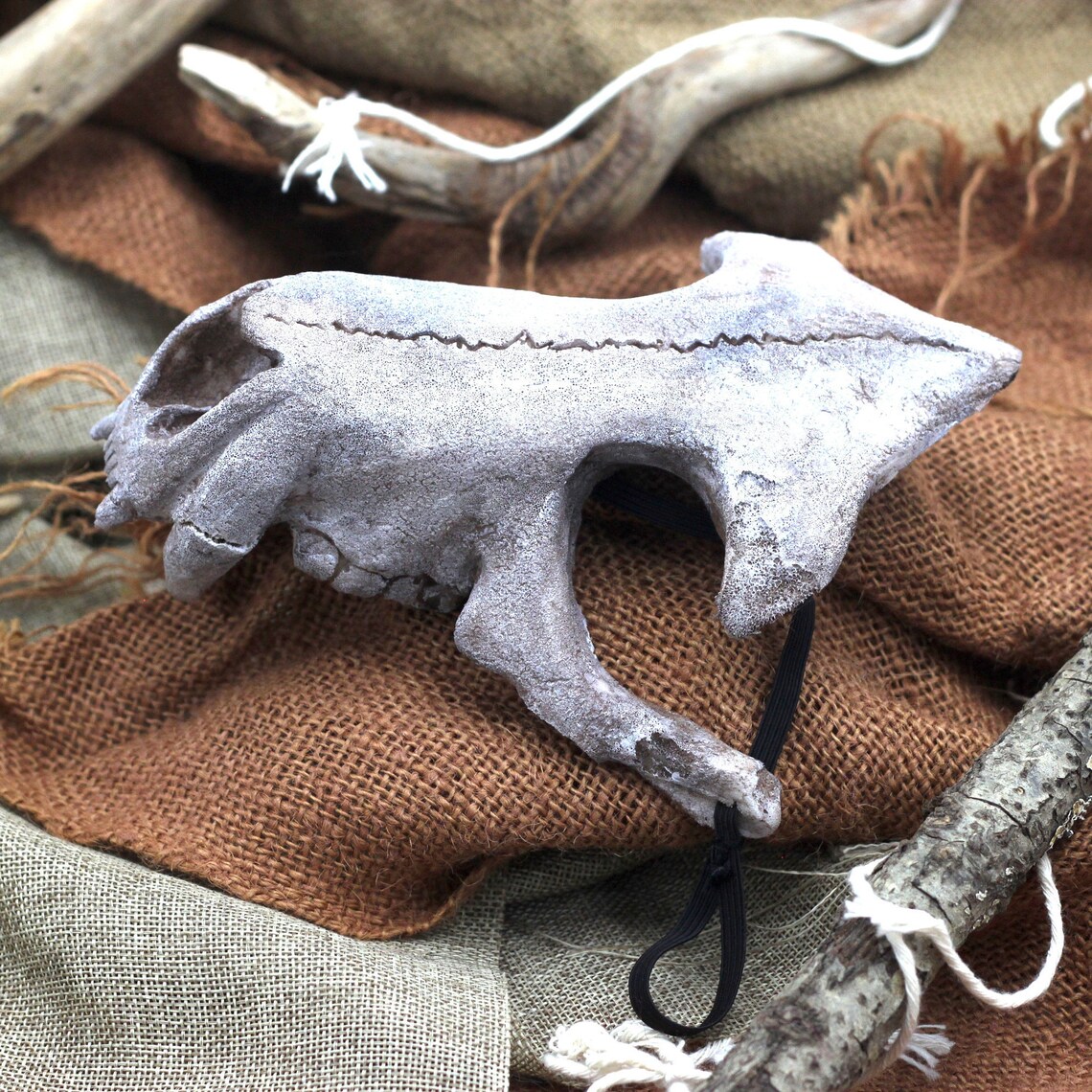 Bear skull mask I made to order macabre creepy horror | Etsy