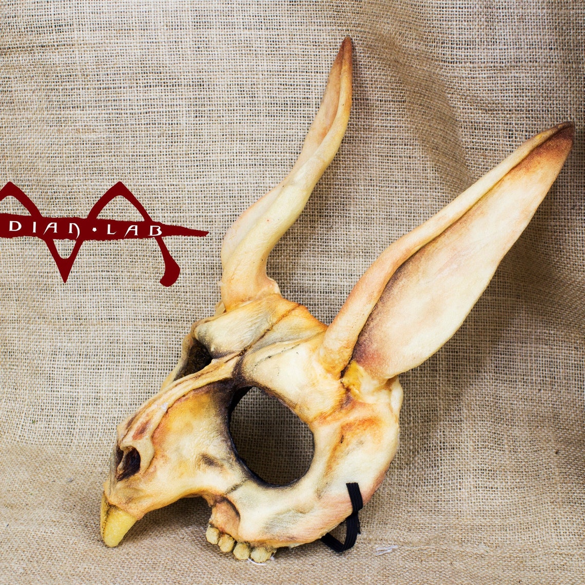 Rabbit Skull Mask Made to Order Head Hat Barbaric Bones - Etsy