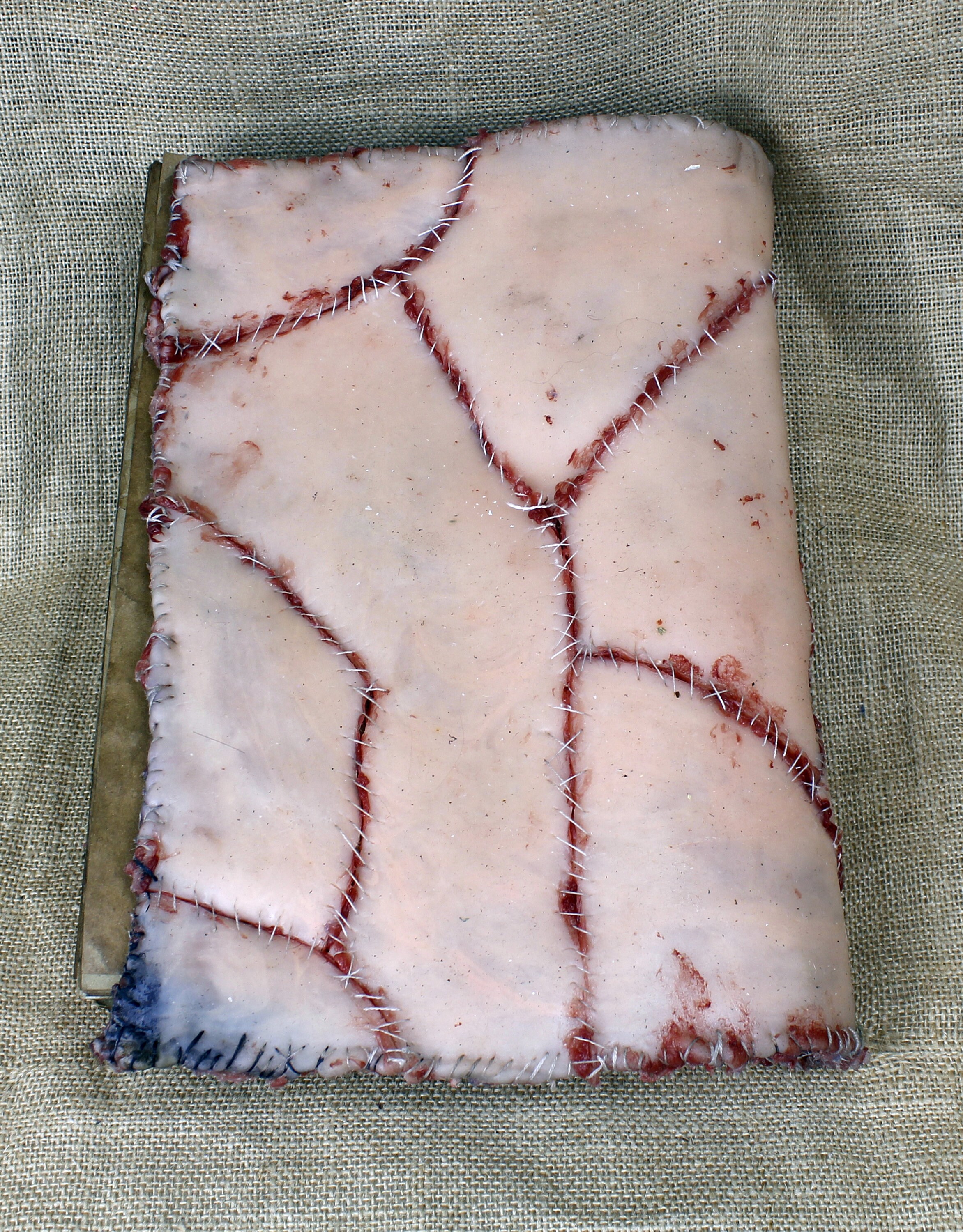 Cursed book in human skin made to order necronomicon spell | Etsy