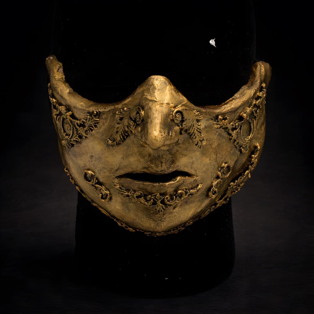 Victorian Steampunk Half Mask – Elegant Custom Color Mask With Ear ...