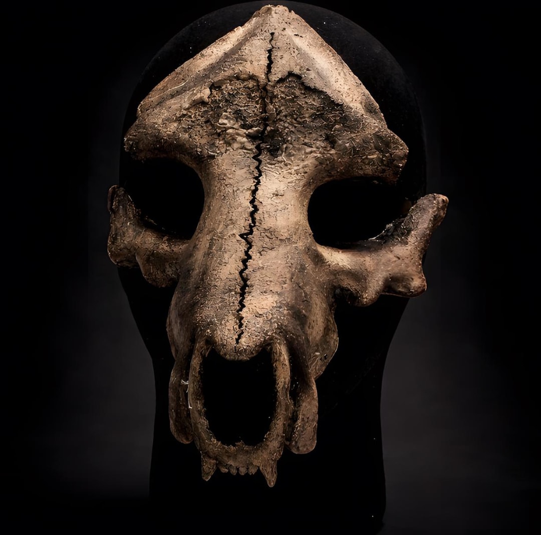 Bear Skull Mask – Custom Horror Animal Skull Mask in Polyurethane, Bone ...