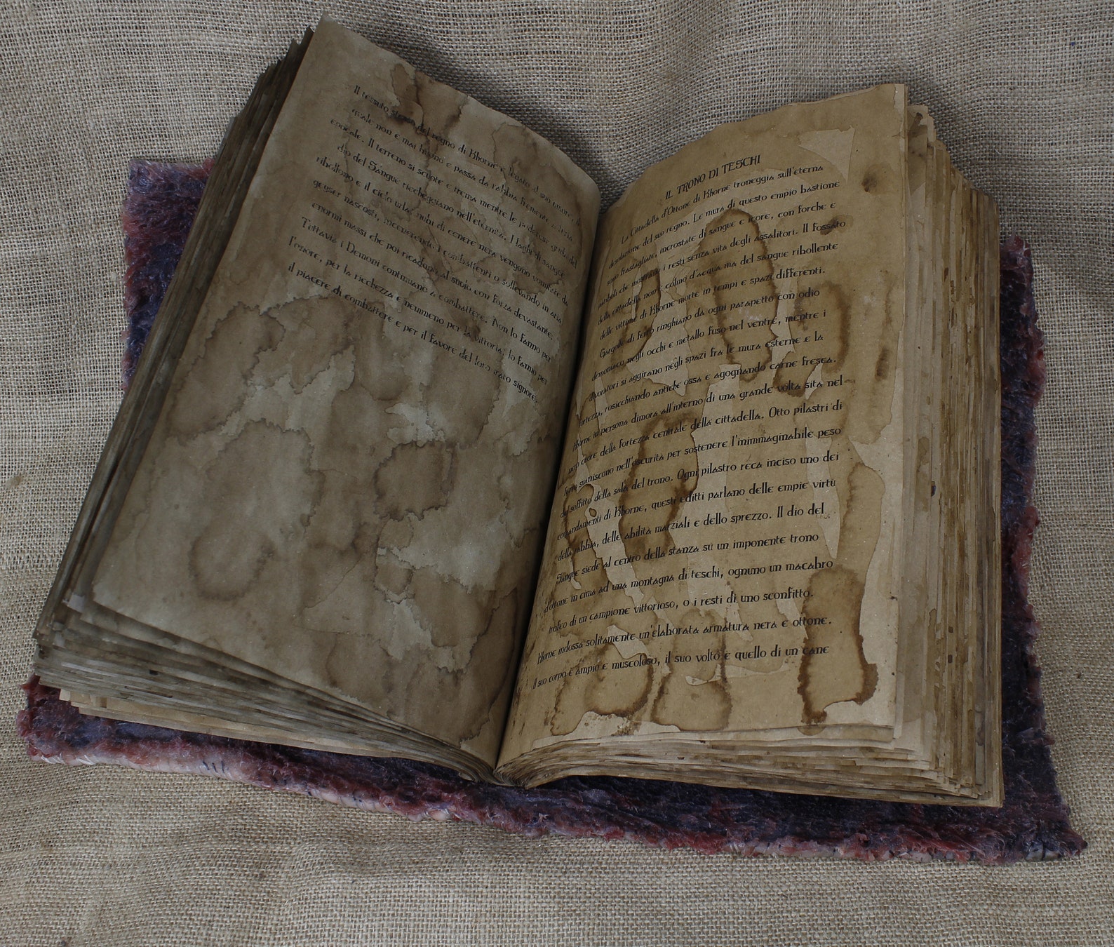 Cursed book in human skin made to order necronomicon spell | Etsy