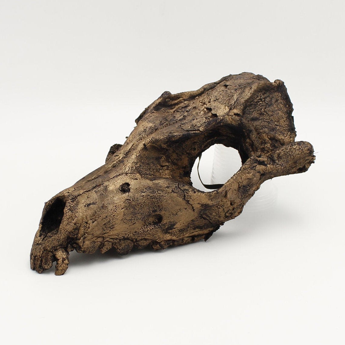 Skull Wolf Mask Made to Order Macabre Elegant Wolf Man - Etsy