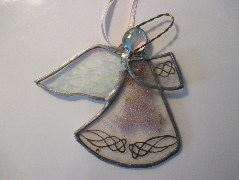 Stained Glass Angel Ornament - Etsy