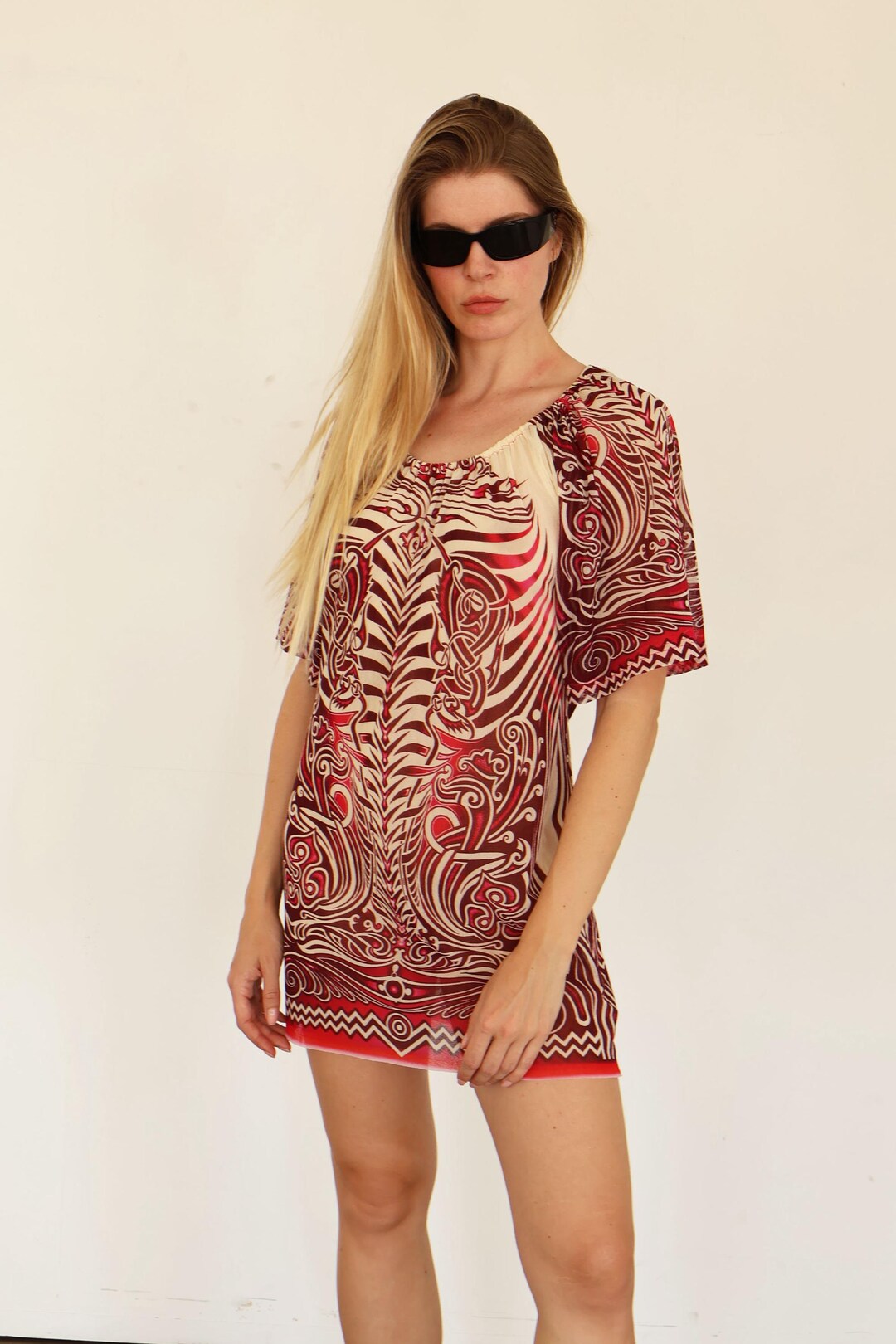 Vintage Jean Paul Gaultier Spring Summer 1996 CYBERBABA Tribal Tattoo ...