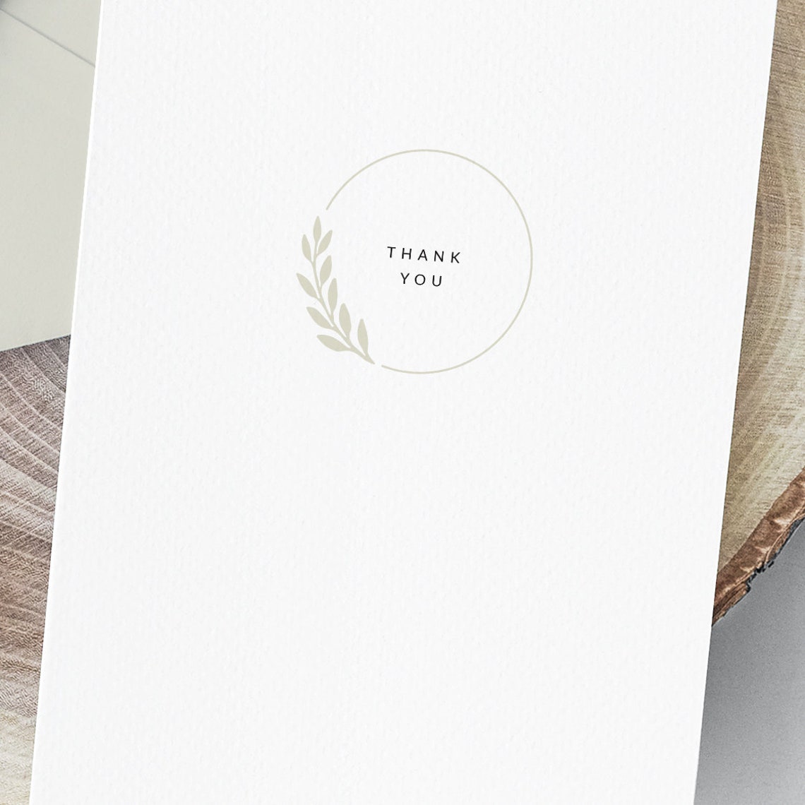 Thank You Wreath • Thank You Card Printable Instant Download • Folded ...