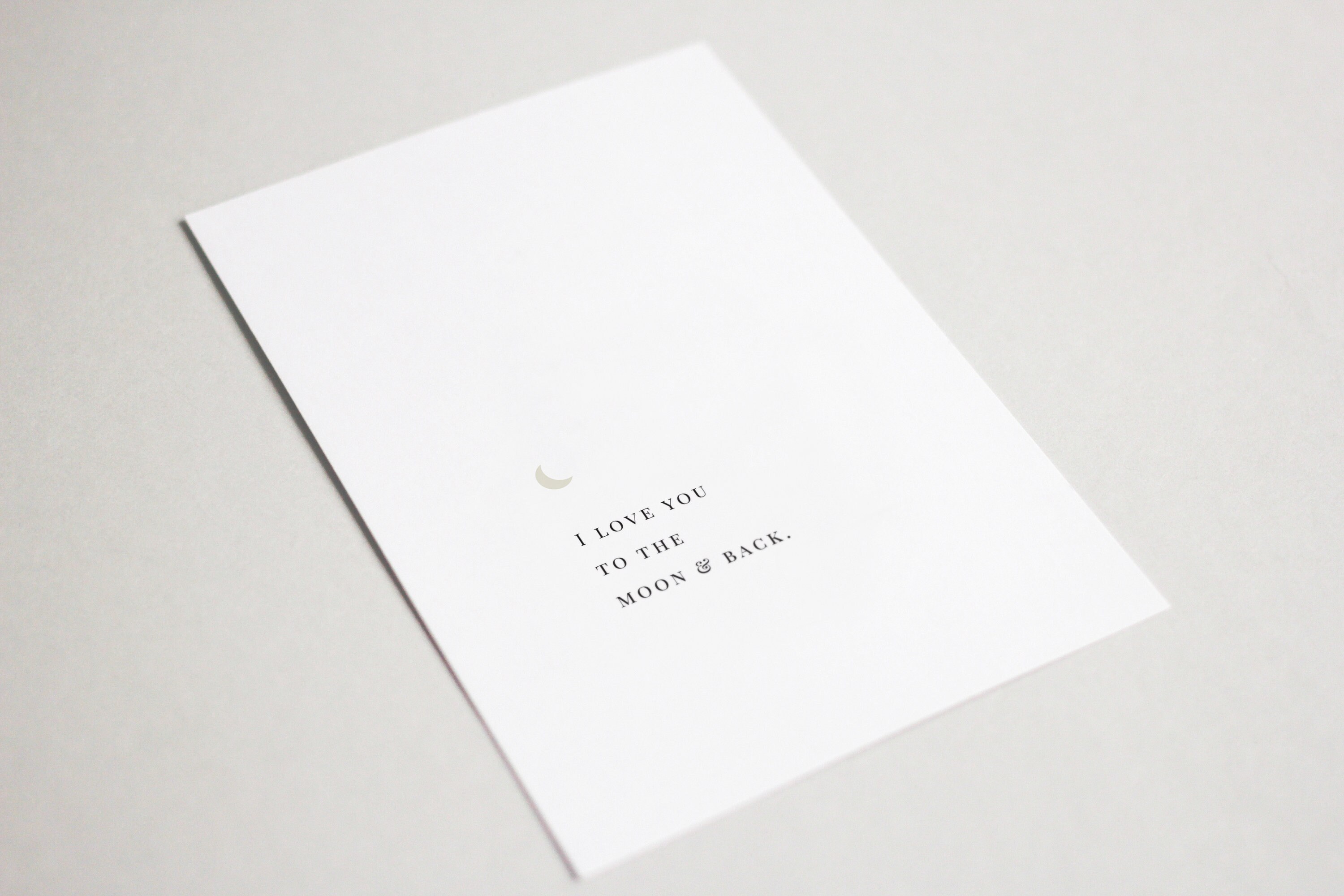 I Love You to the Moon and Back • Love Greeting Card Printable Instant ...