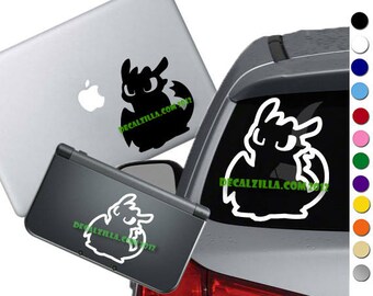 Toothless decal | Etsy