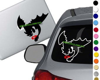 Toothless decal | Etsy