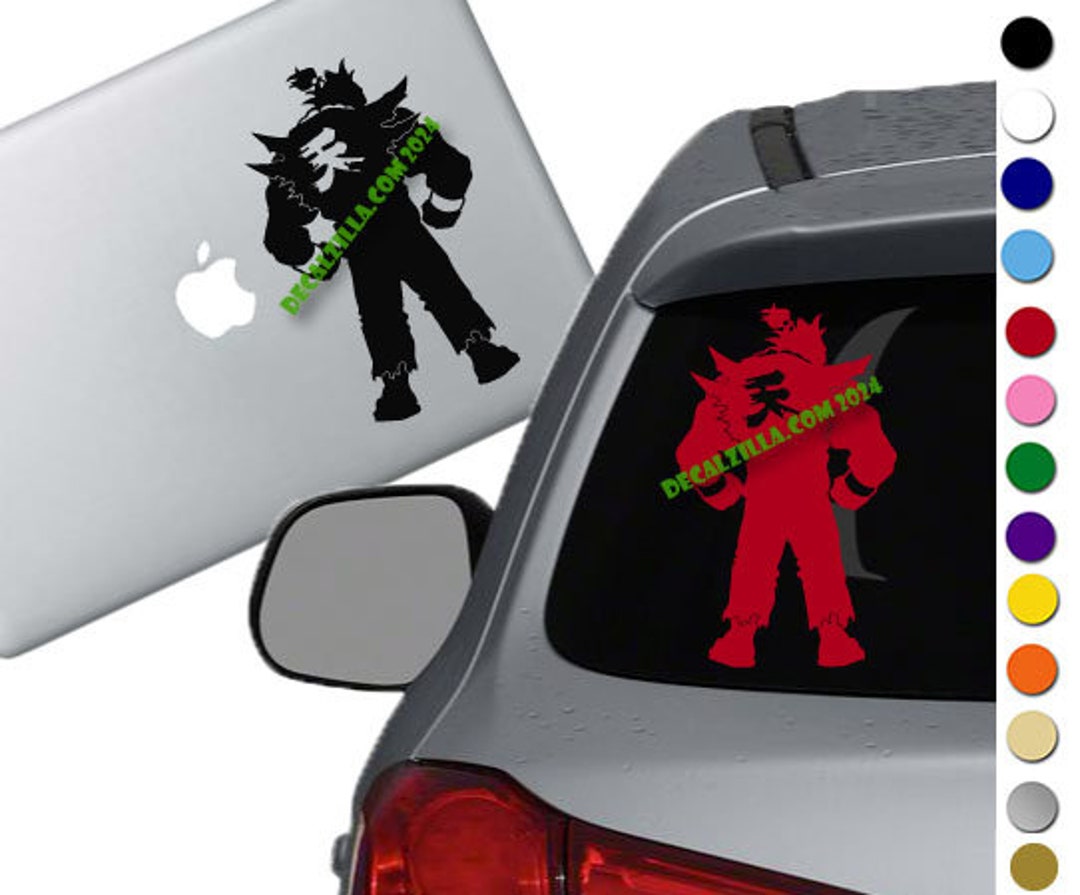Street Fighter- Akuma- Water Proof Vinyl Decal Sticker - for Cars ...