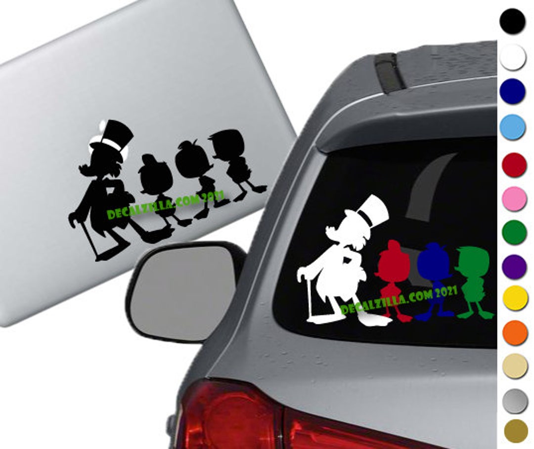 Ducktales 2017 - Scrooge, Huey, Dewey, and Louie - Vinyl Decal Sticker ...