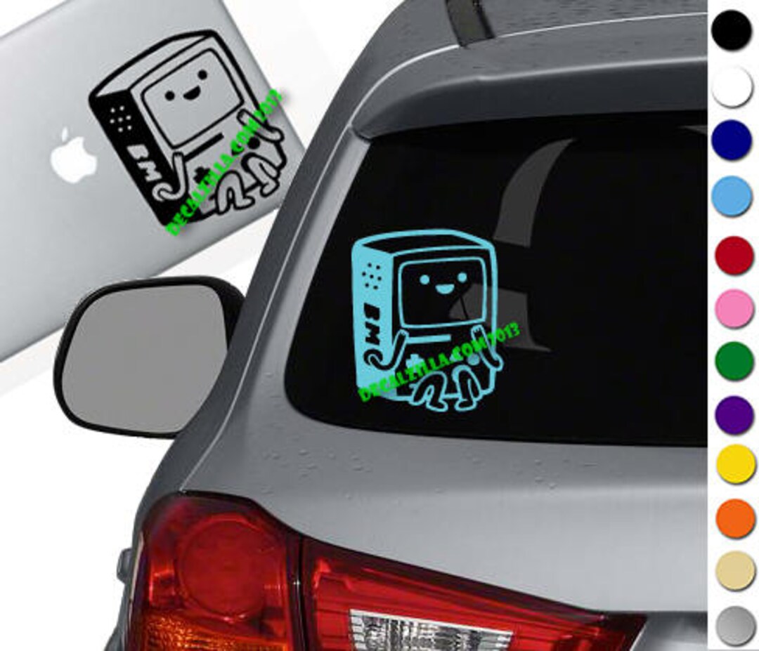 Adventure Time- BMO Decal Sticker - for Cars, Laptops, Phones and More ...
