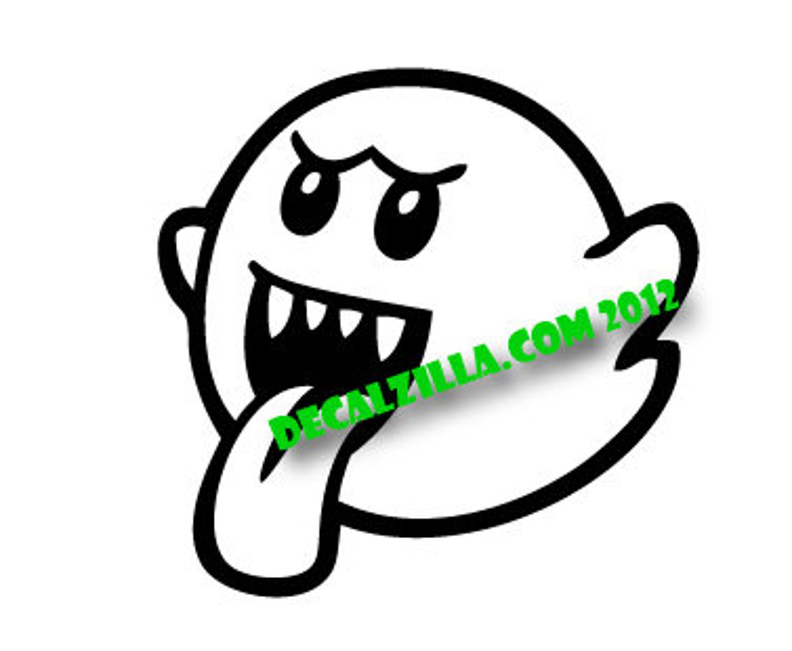 Mario Boo Decal Sticker for Cars Laptops 3DS Phones and | Etsy