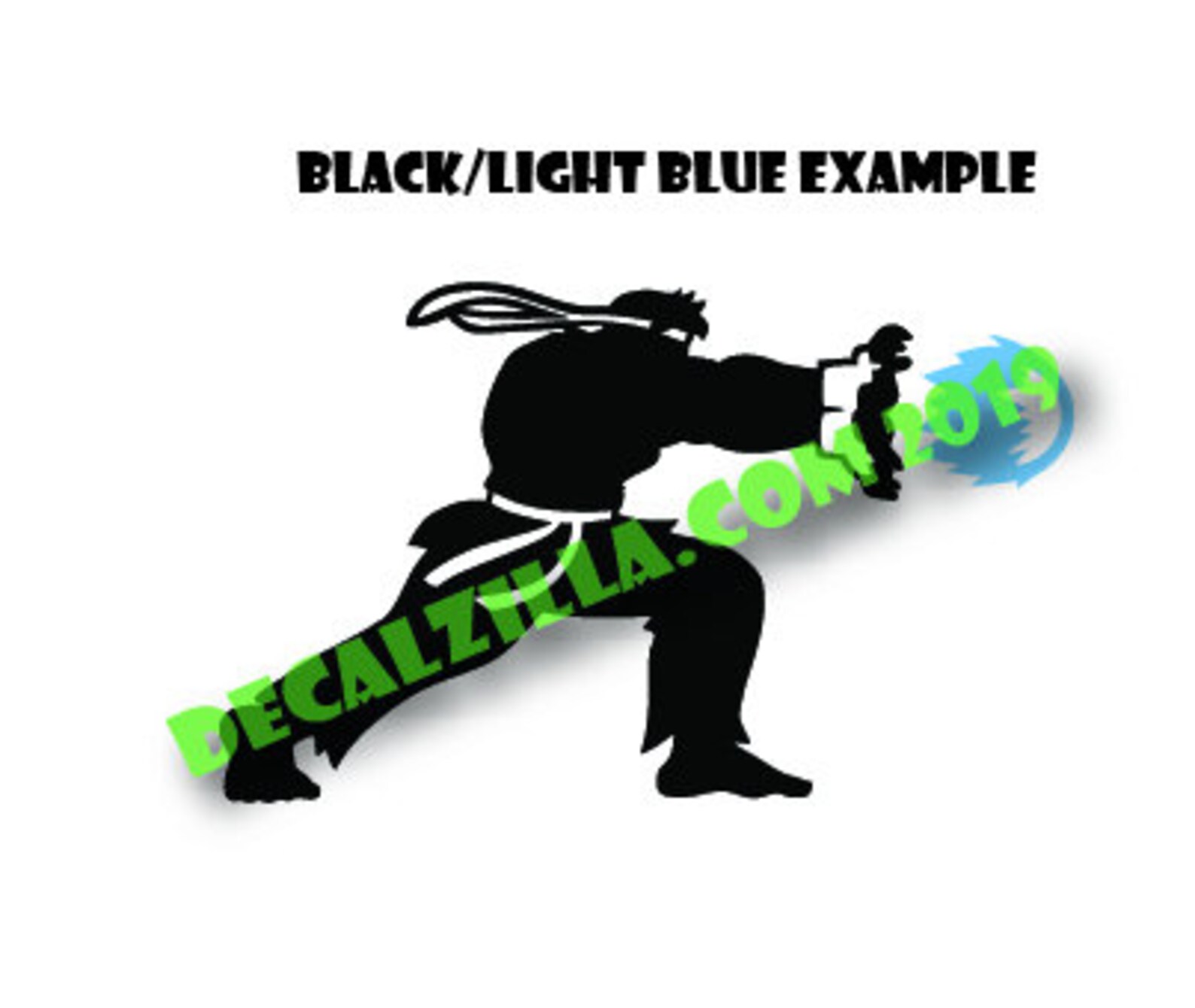 Street Fighter- Ryu Hadouken- Vinyl Decal Sticker - for Cars, Laptops ...