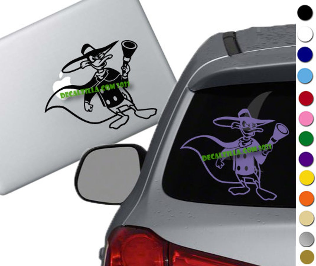 Darkwing Duck - Vinyl Decal Sticker - for Cars, Laptops, Windows, Water ...