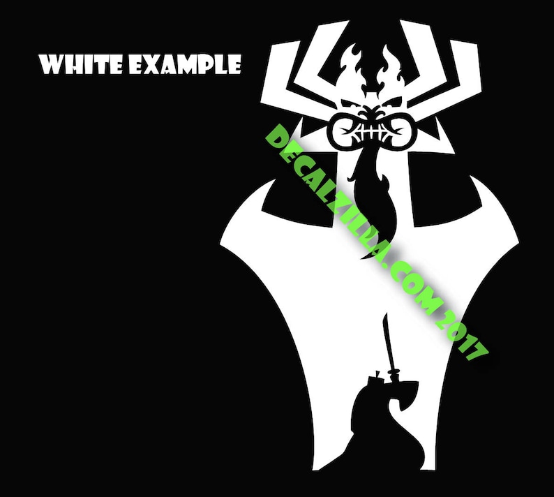 Samurai Jack and Aku Decal Sticker for Cars Laptops Phones - Etsy