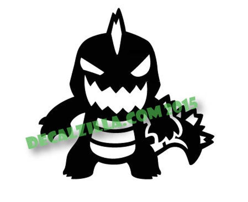 Godzilla Decal Sticker for Cars Laptops 3DS Phones and | Etsy