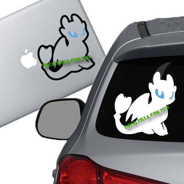 Light Fury Decal - Etsy