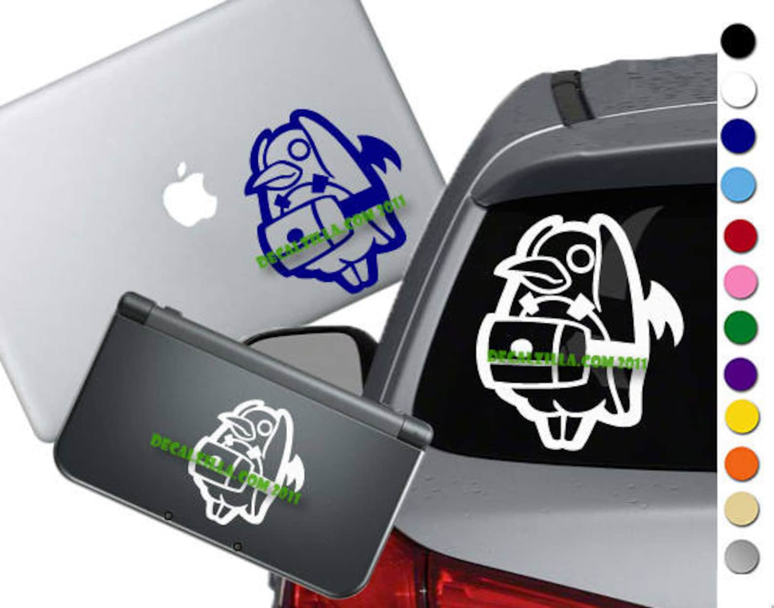 Disgaea Prinny Spin Decal Sticker for Cars Laptops Phones | Etsy