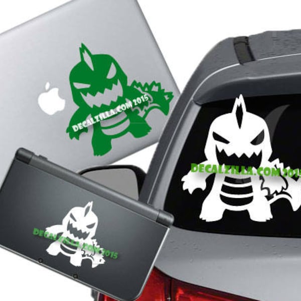 Godzilla Car Decal - Etsy
