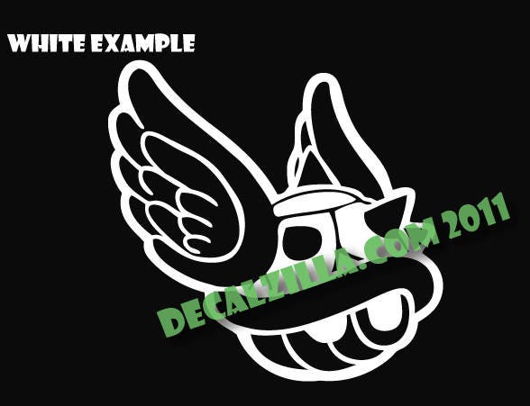 Blue Shell Decal Sticker For cars laptops phones and more | Etsy