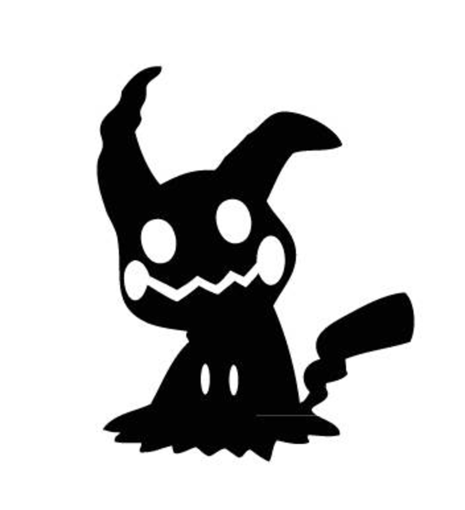 Pokemon Mimikyu Decal Sticker For cars laptops 3DS | Etsy