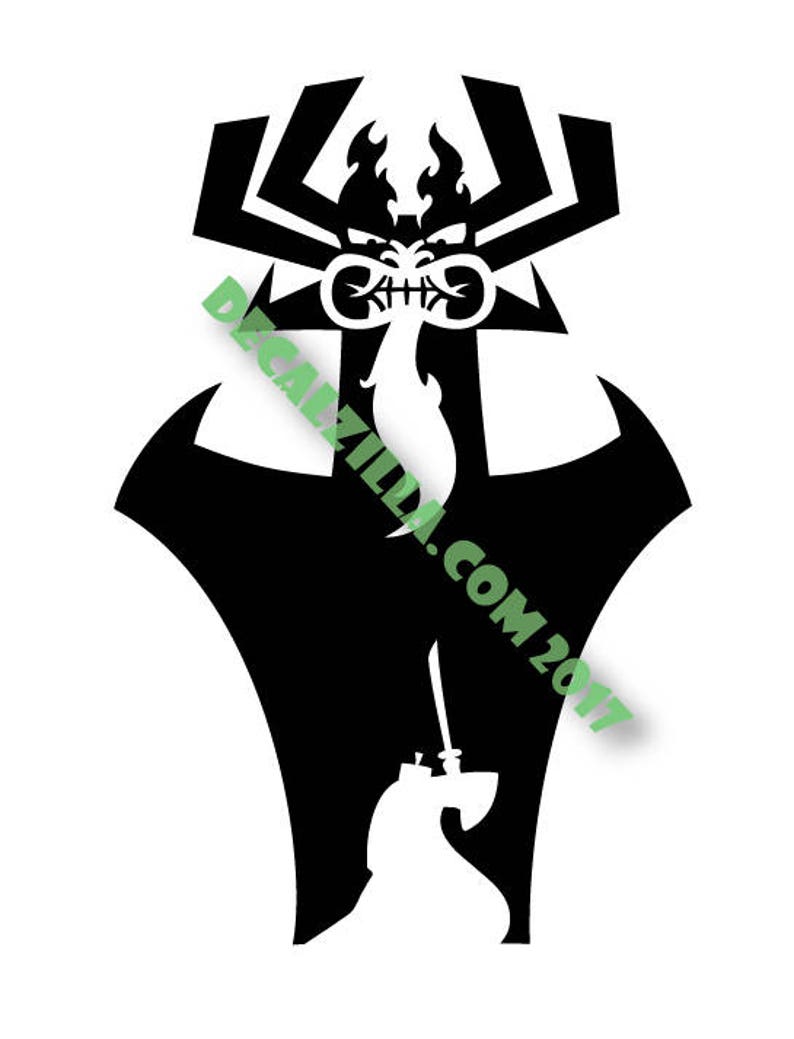 Samurai Jack and Aku Decal Sticker for Cars Laptops Phones - Etsy