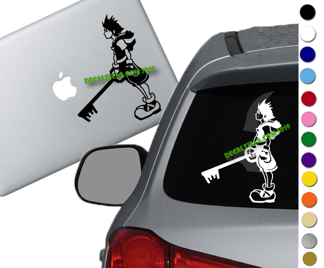 Kingdom Hearts - Sora Decal Sticker - for Cars, Laptops, Phones and ...