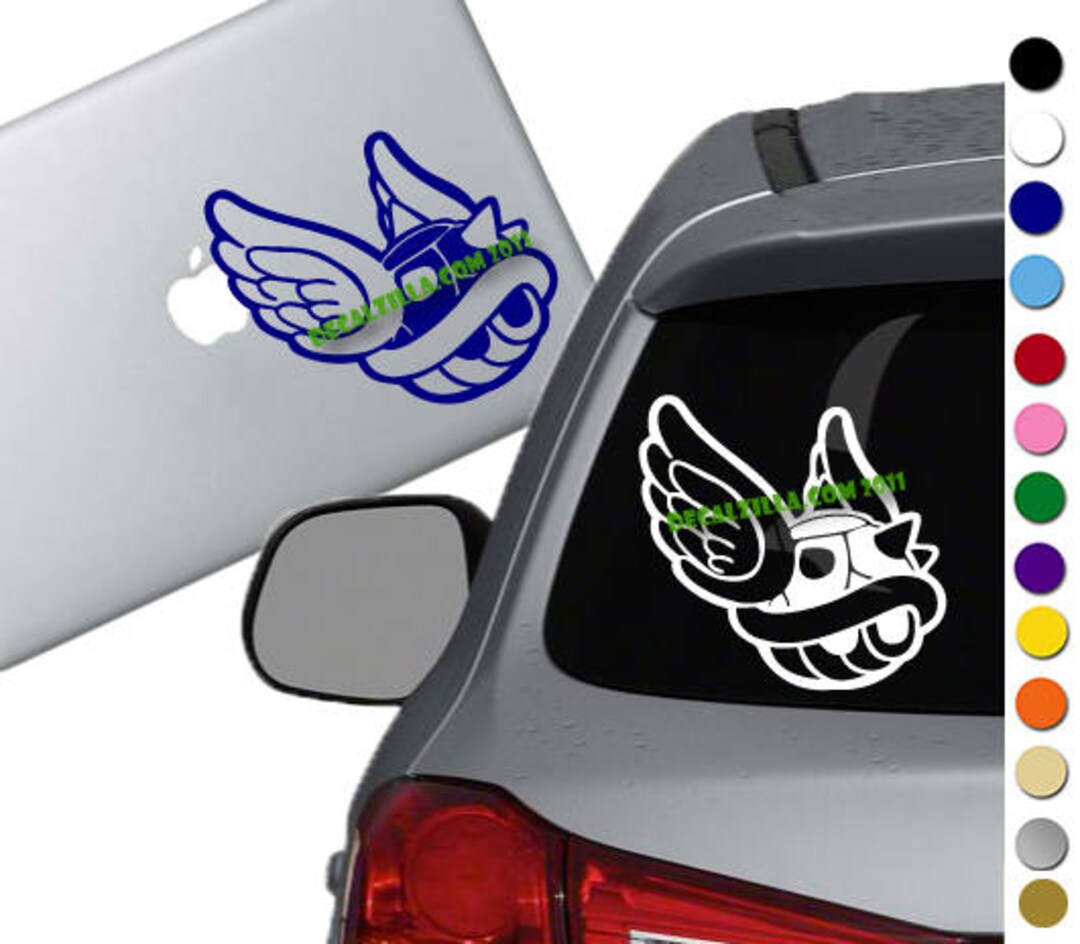 Blue Shell Decal Sticker - for Cars, Laptops, Phones and More! - Etsy