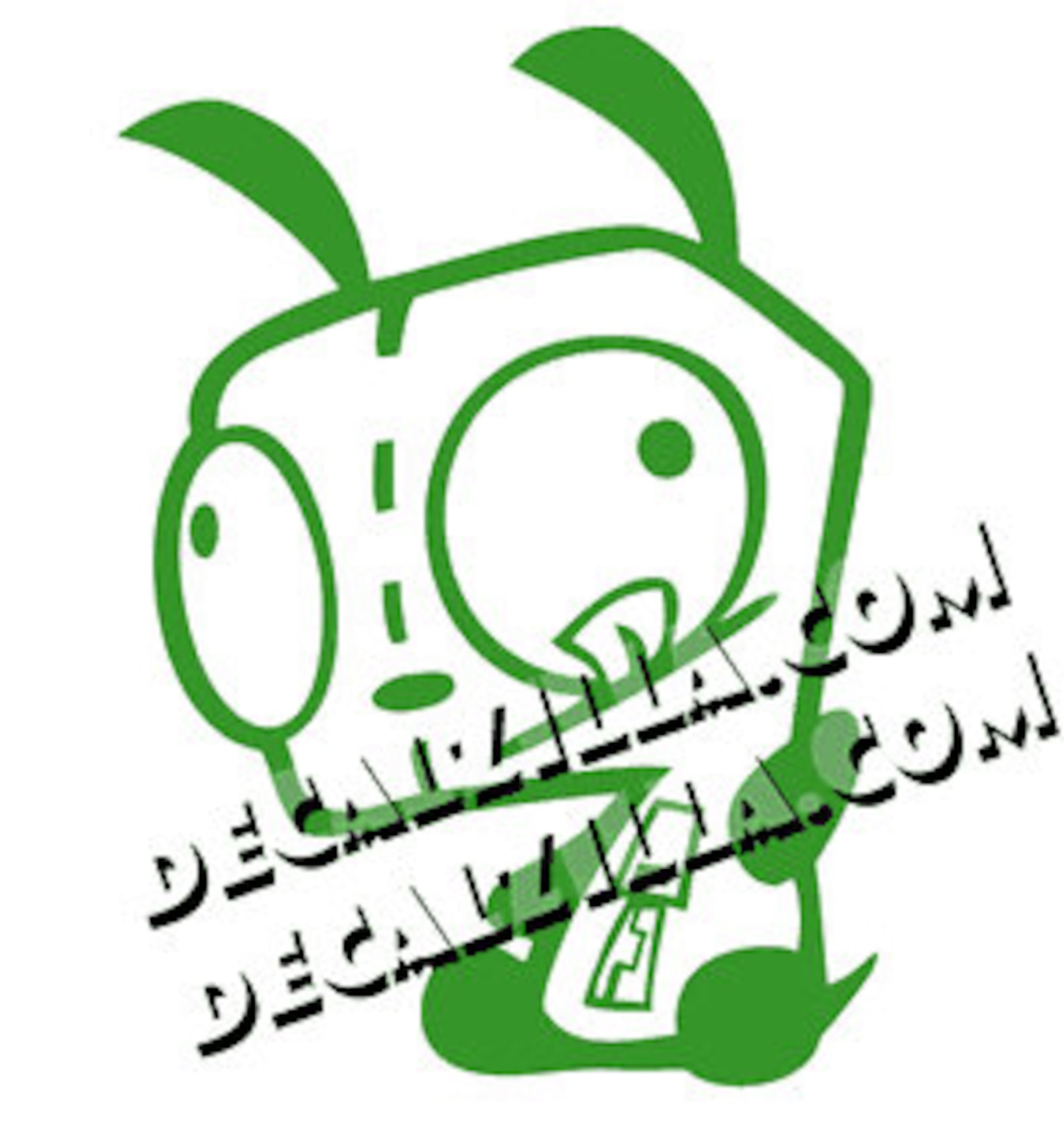 Invader Zim GIR Decal Sticker for Cars Laptops 3DS | Etsy