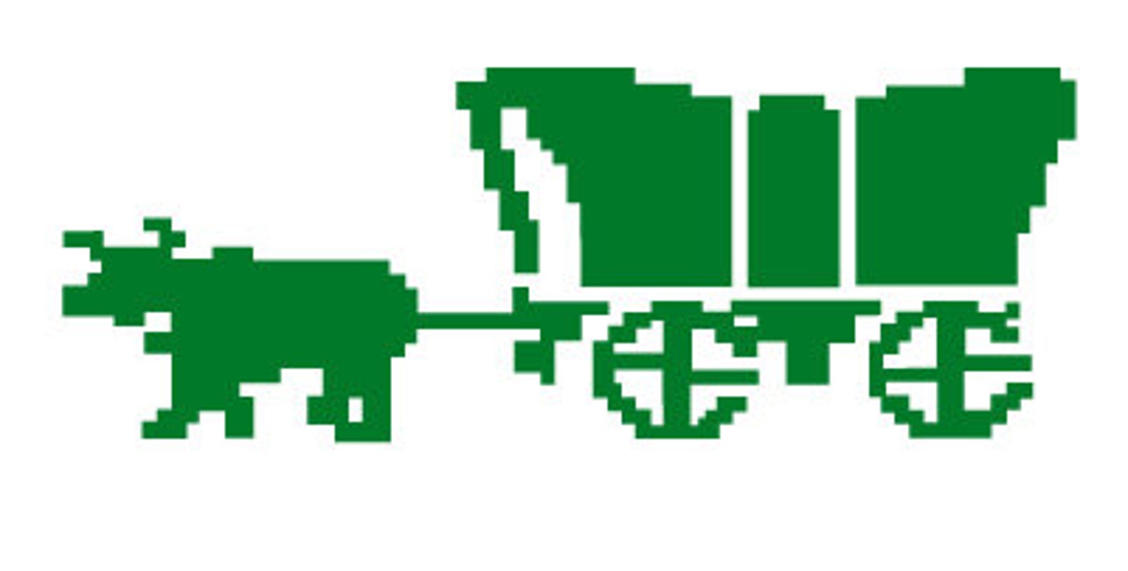 Oregon Trail Video Game Vinyl Decal Sticker for Cars, Laptops, Phones ...