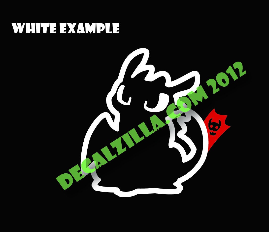 Toothless With Red Tail Decal Sticker for Cars Laptops | Etsy