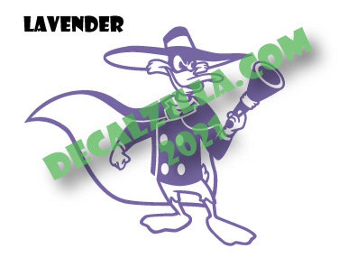 Darkwing Duck - Vinyl Decal Sticker - for Cars, Laptops, Windows, Water ...