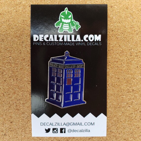 Doctor Who Tardis Enamel Pin for Clothes Backpacks and More - Etsy