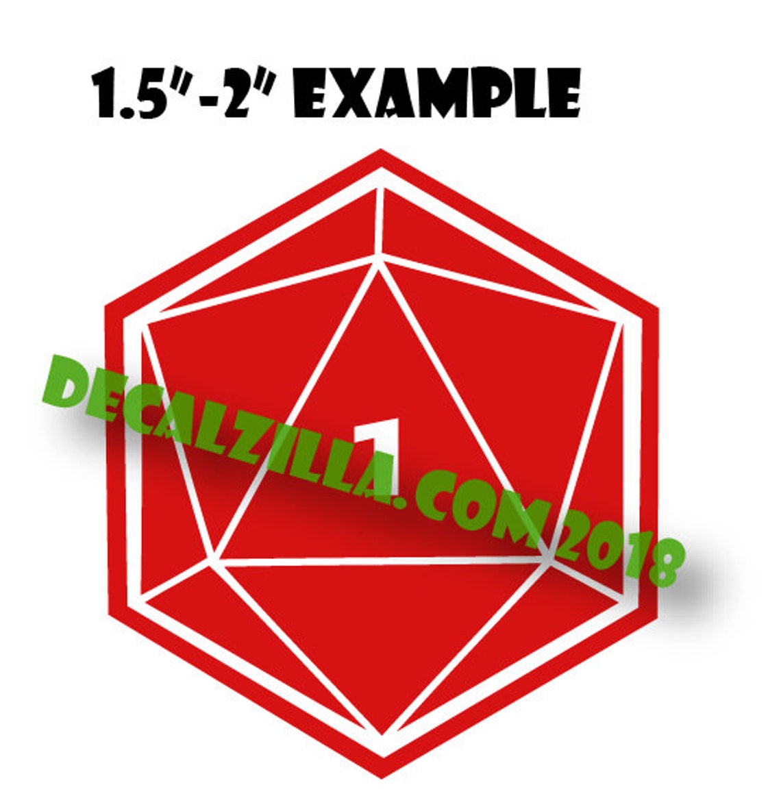 20 Dice 1 Roll Vinyl Decal Sticker for Cars Laptops 3DS - Etsy