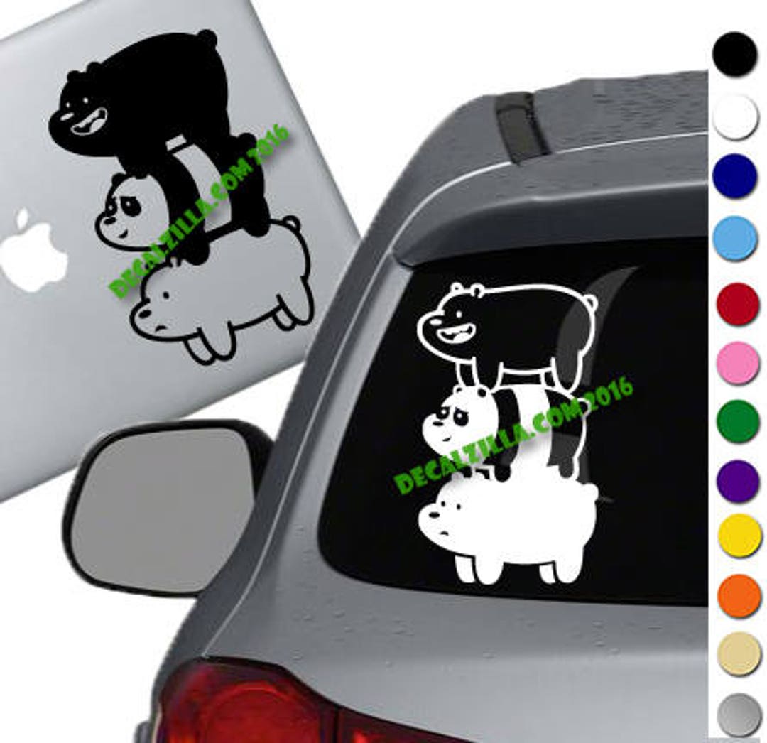 We Bare Bears Decal Sticker - for Cars, Laptops, Phones and More! - Etsy