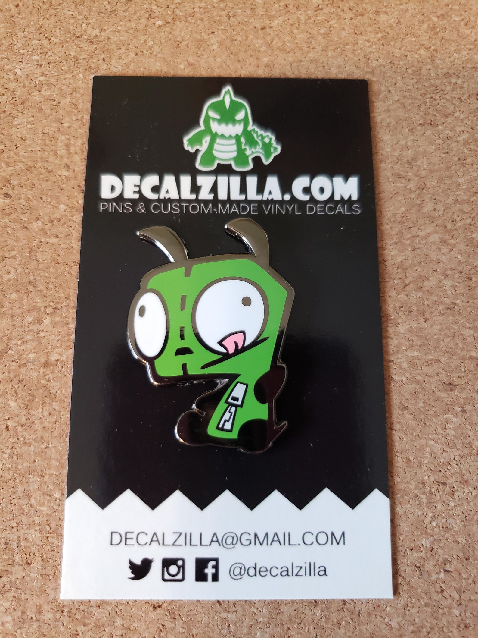 Invader Zim-gir Enamel Pin for Clothes Backpacks and More - Etsy