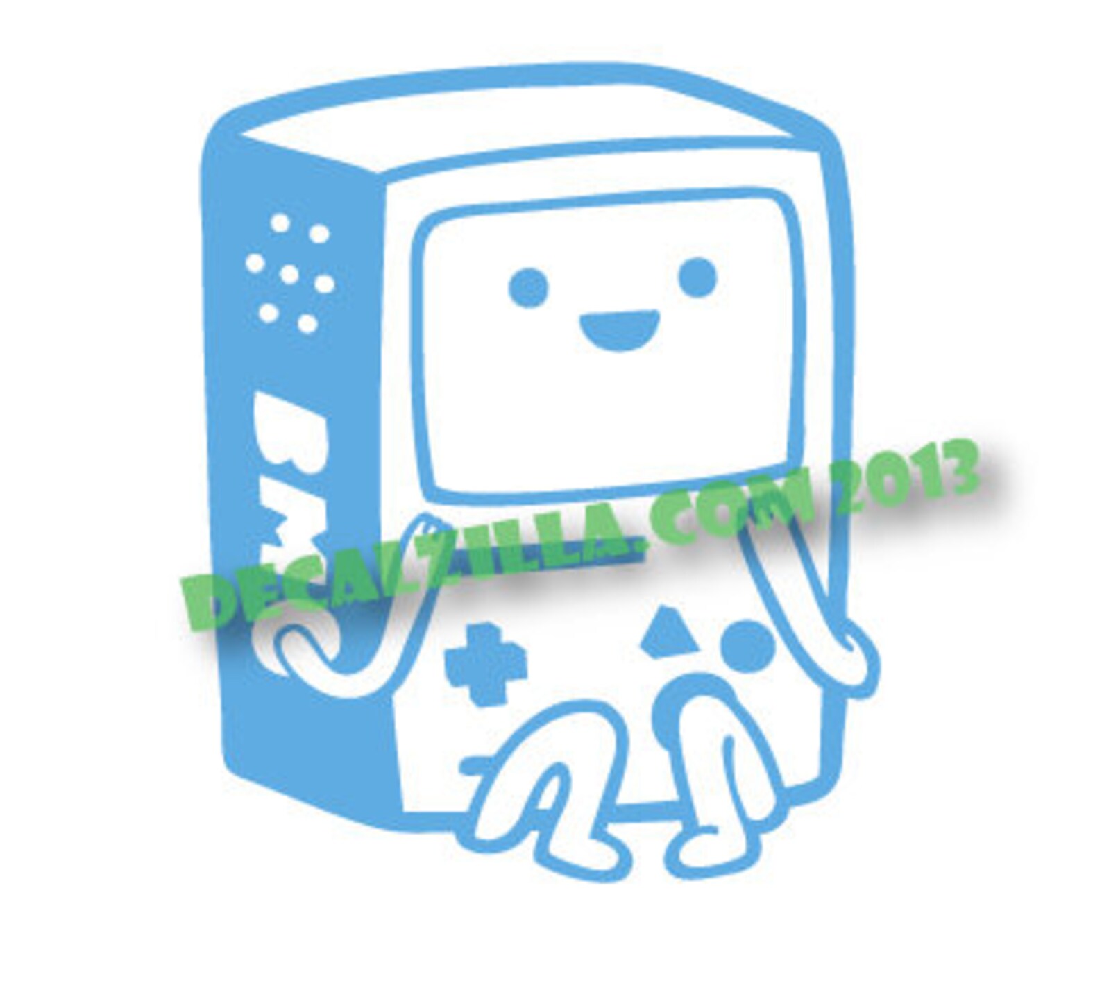 Adventure Time BMO Decal Sticker for Cars Laptops Phones - Etsy