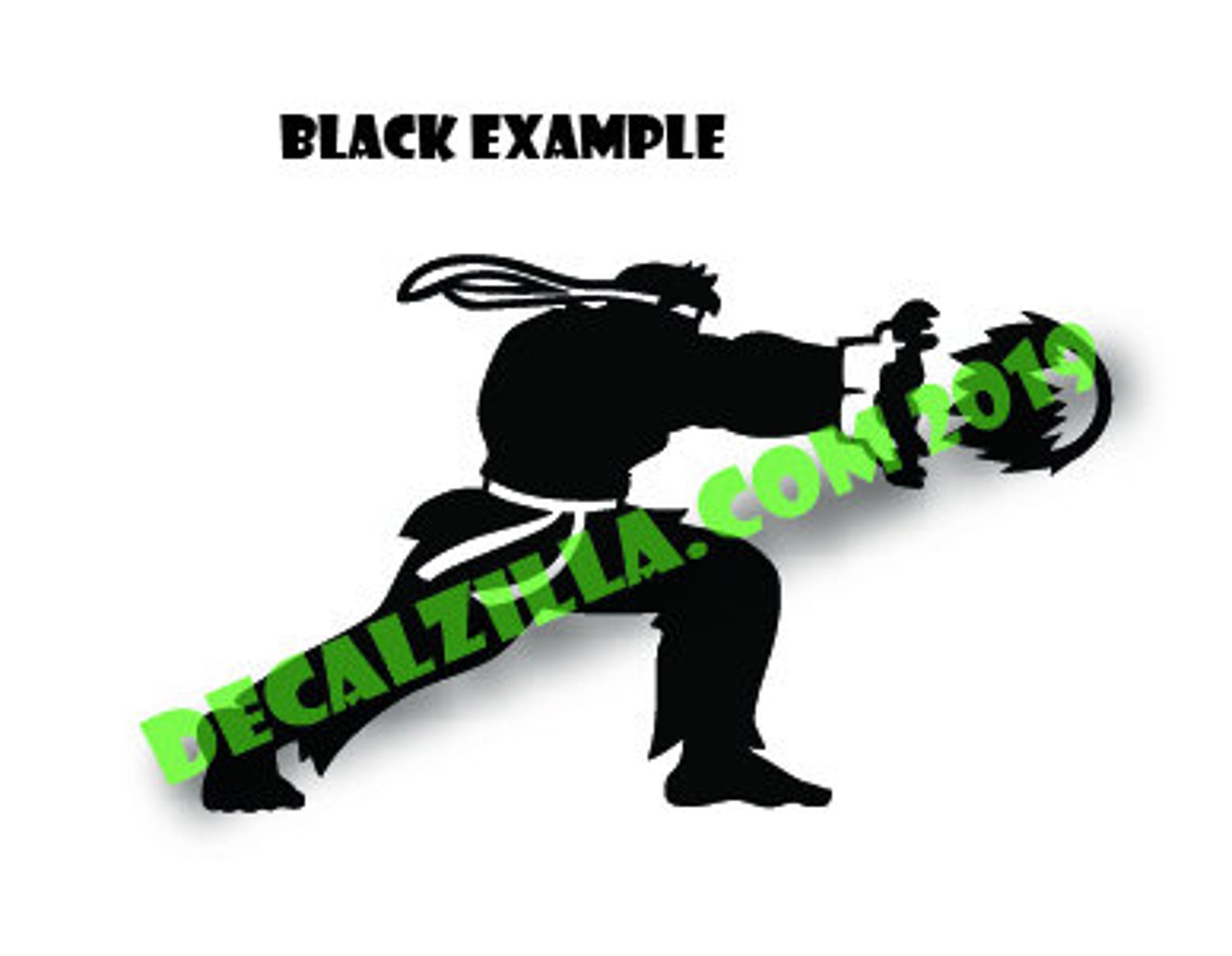 Street Fighter Ryu Hadouken Vinyl Decal Sticker for Cars - Etsy