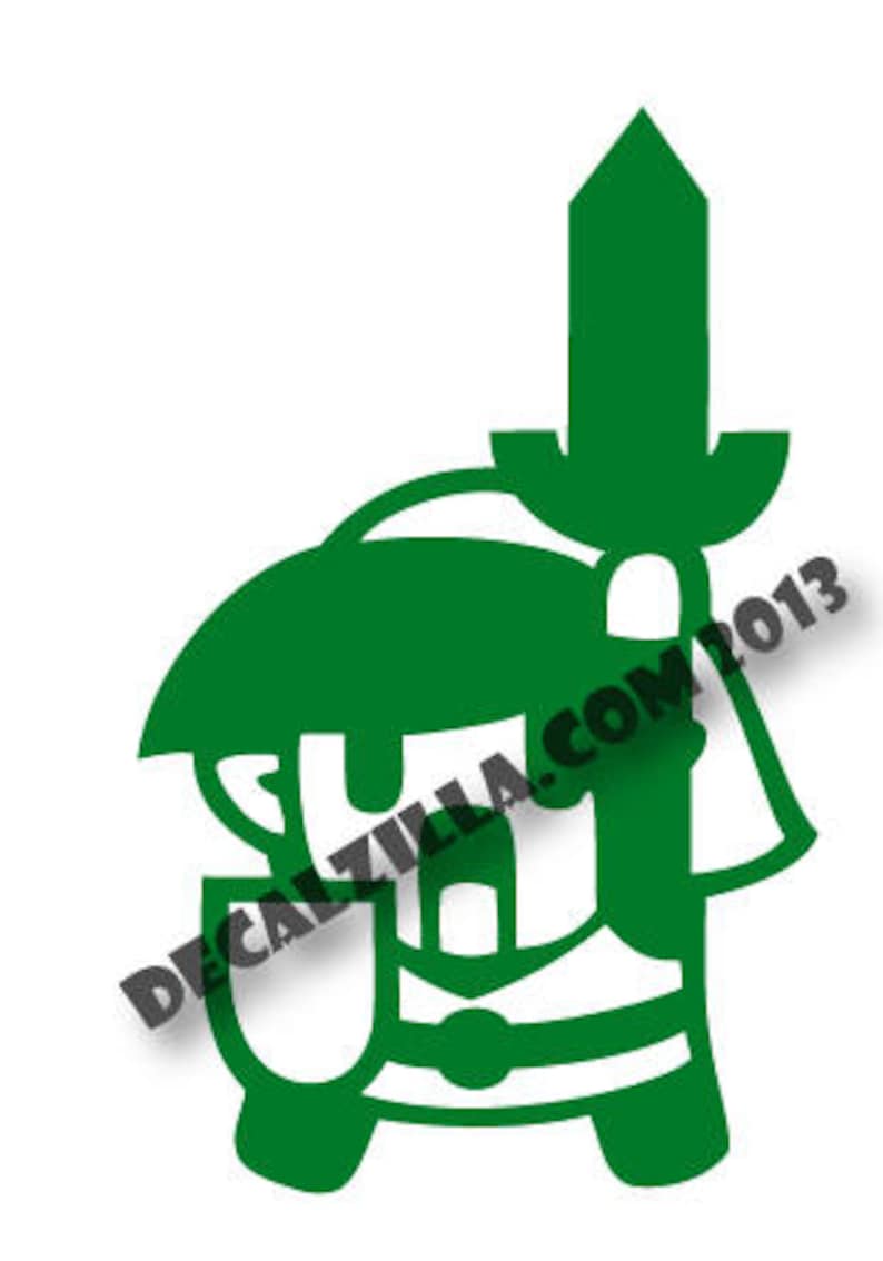 Legend of Zelda - Link Decal Sticker - - for Cars, Laptops, Phones and ...