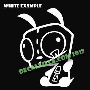 Invader Zim - GIR Decal Sticker -for Cars, Laptops, 3DS, Phones and ...