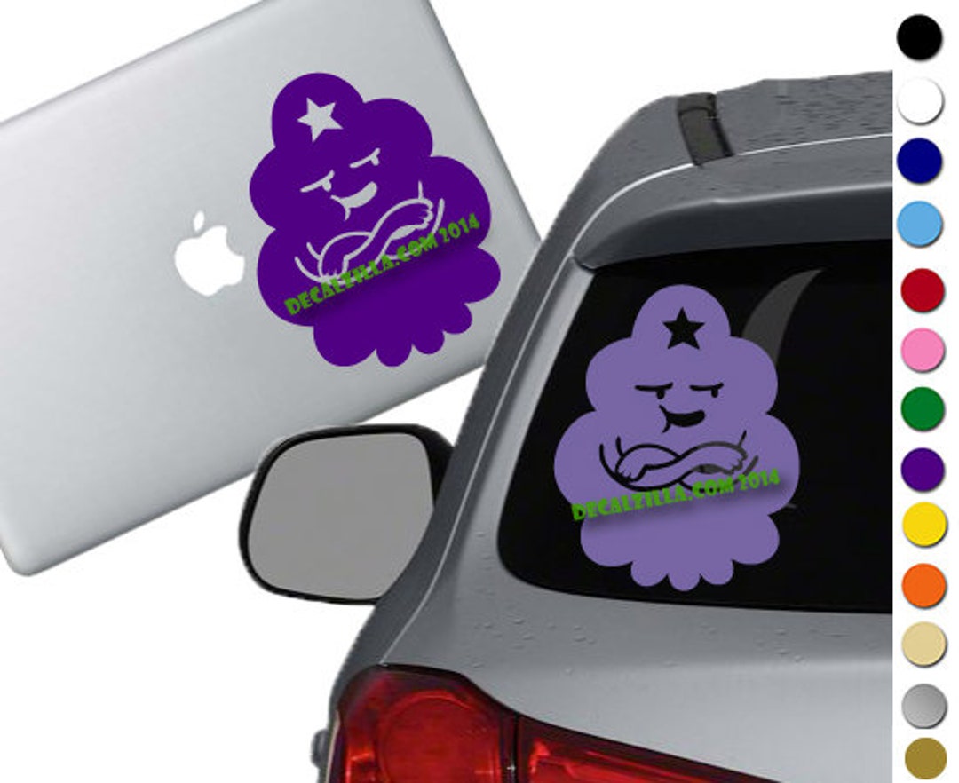 Adventure Time - Lumpy Space Princess Decal Sticker - for Cars, Laptops ...