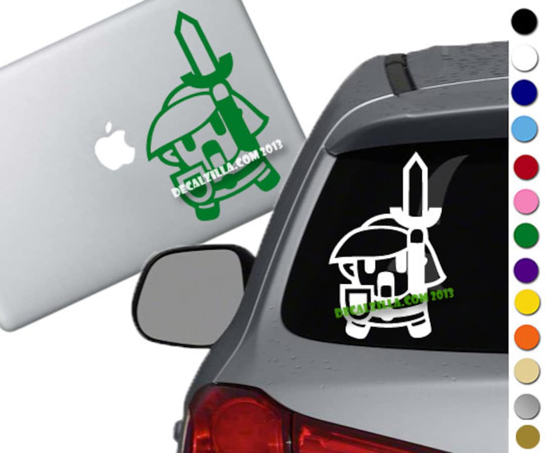 Legend of Zelda - Link Decal Sticker-for Cars, Laptops, 3DS, Phones and ...