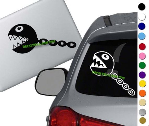 Chain Chomp Vinyl Decal Sticker for Cars Laptops Water | Etsy