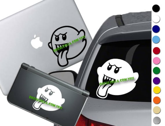 Mario Boo Decal Sticker for Cars Laptops 3DS Phones and | Etsy