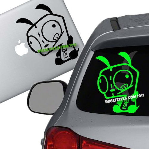 Invader Zim GIR Decal Sticker for Cars Laptops 3DS | Etsy